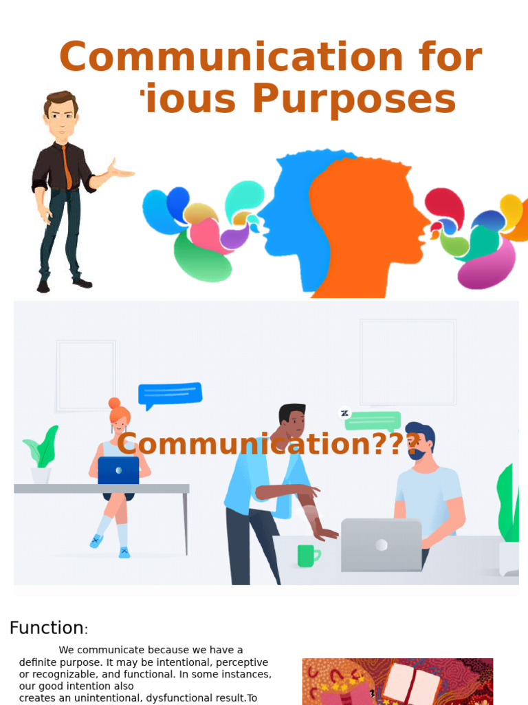 Chapter 6 - Communication For Various Purposes | PDF | Public Speaking ...