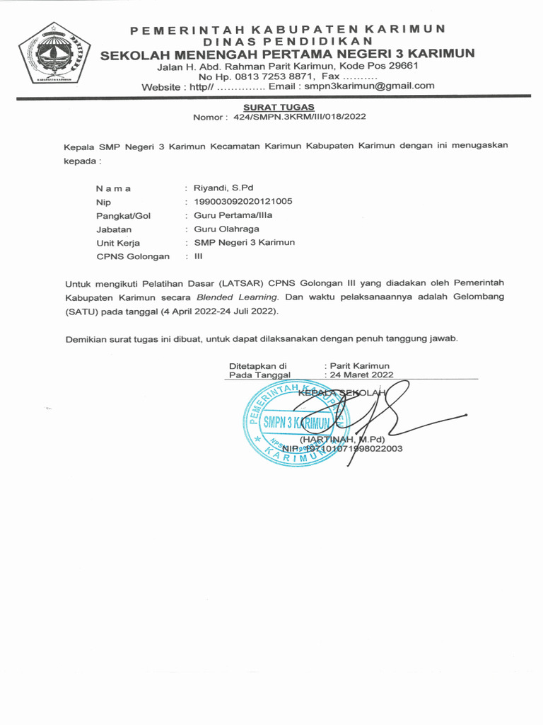 Syarat Latsar - 000005 | PDF