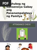 VAL ED 7 - Q2 - 5 - Paghubog NG Konsensiya Gabay Ang Pananampalataya NG Pamilya | PDF