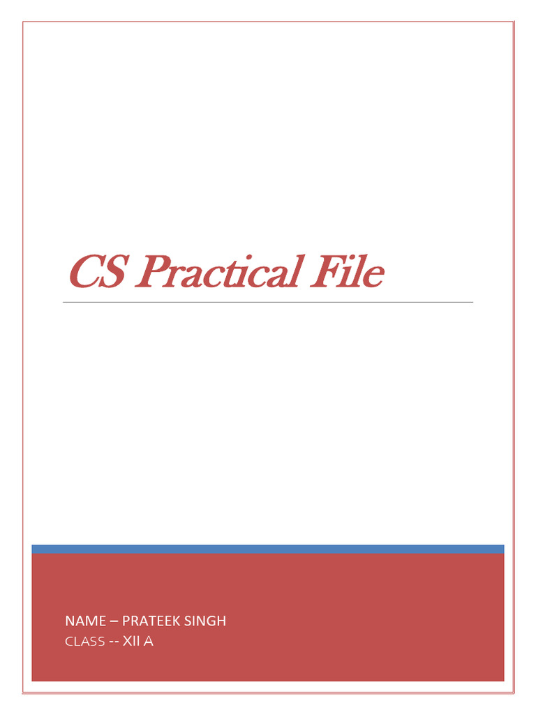 Prac File For Prateek | PDF | Sql | Computing