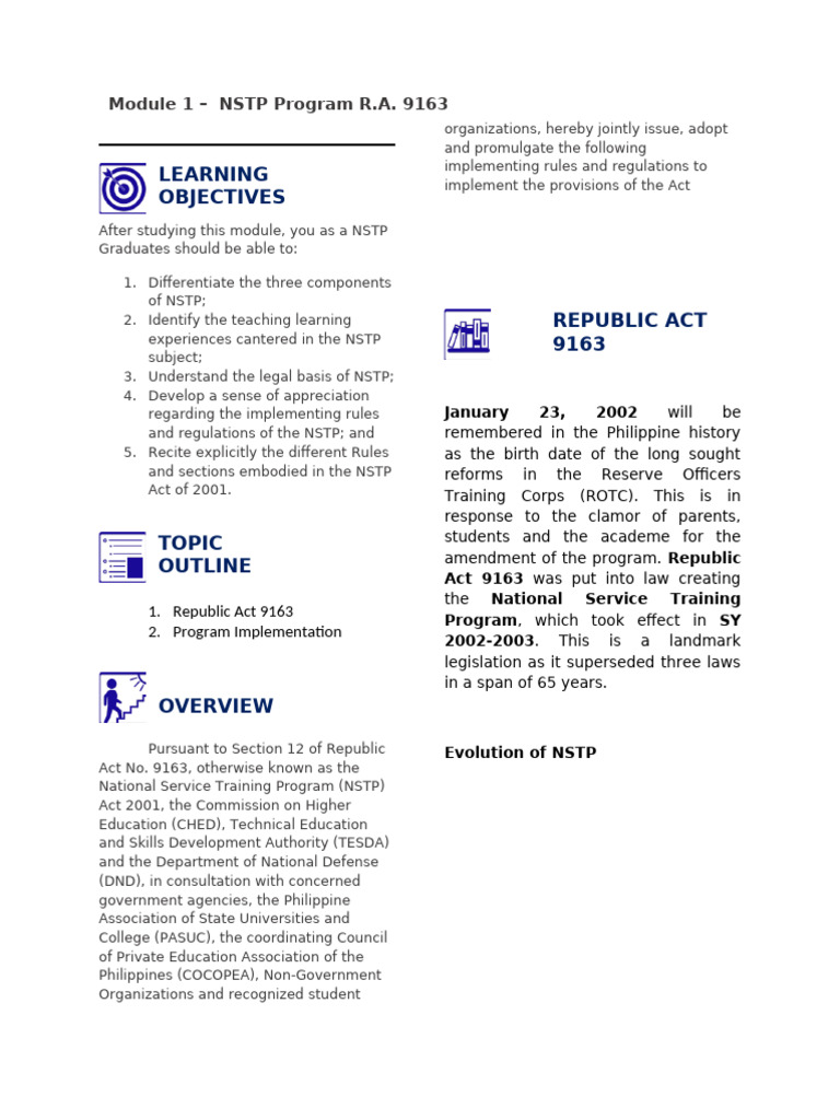 NSTP Mod's | PDF | Jesus | Self Awareness