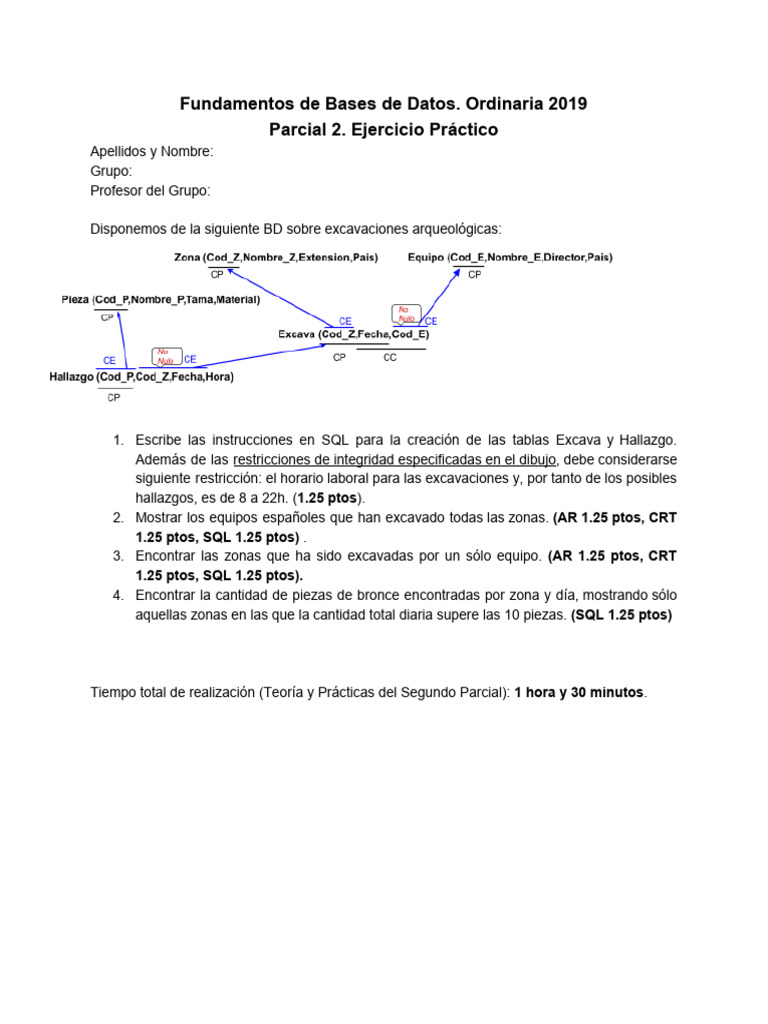Parcial2 Práctico-2019 | PDF