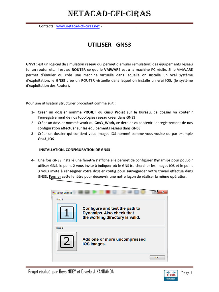 Guide d'utilisation de GNS3 | PDF | VMware | Architecture (Informatique)