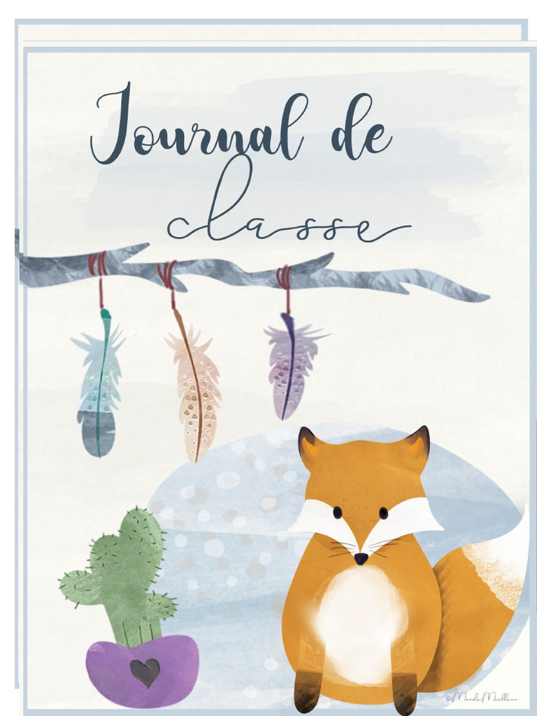 Pages de Garde Journal Enseignant | PDF