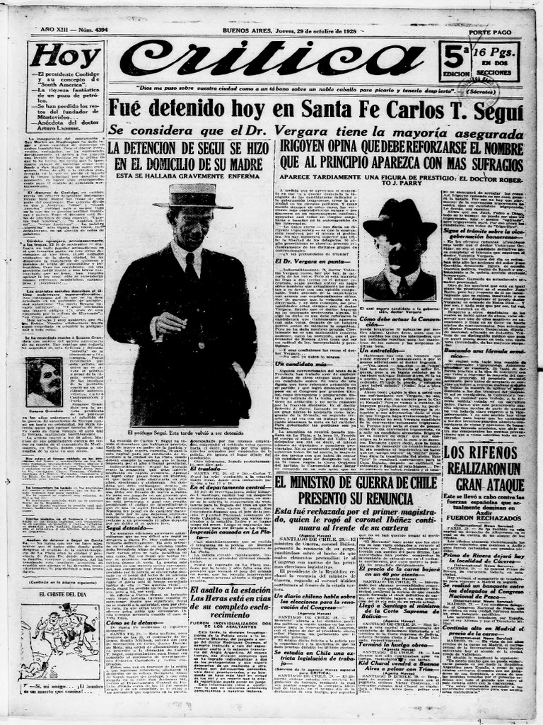 Diario Critica BS AS 1925 | PDF