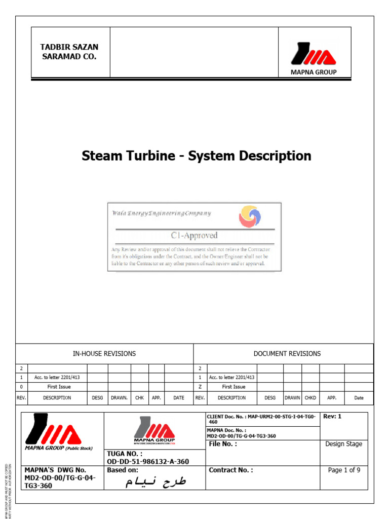 System Description | PDF | Bearing (Mechanical) | Valve