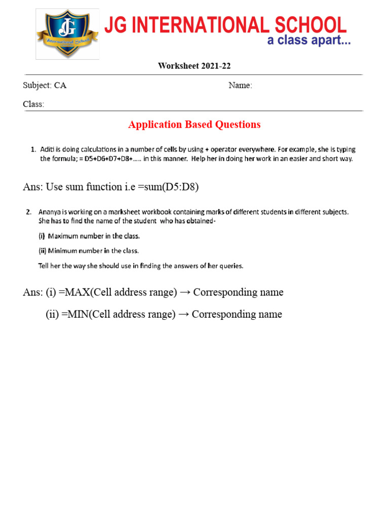 Application Based Questions | PDF