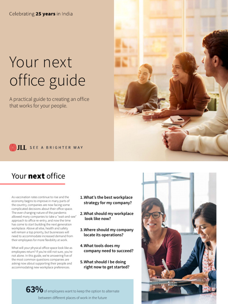 JLL Your Next Office Guide | PDF | Employee Retention | Innovation