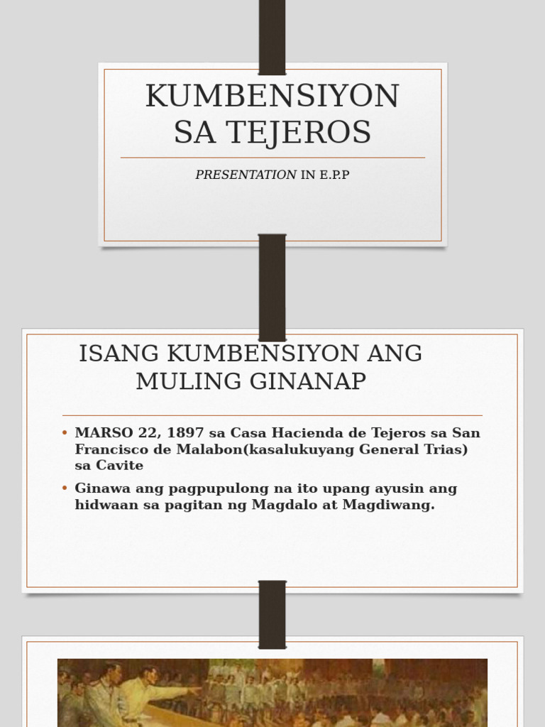 Kumbensiyon Sa Tejeros | PDF
