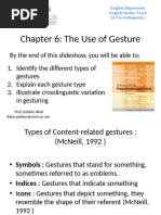 Types of Gestures Explained | PDF
