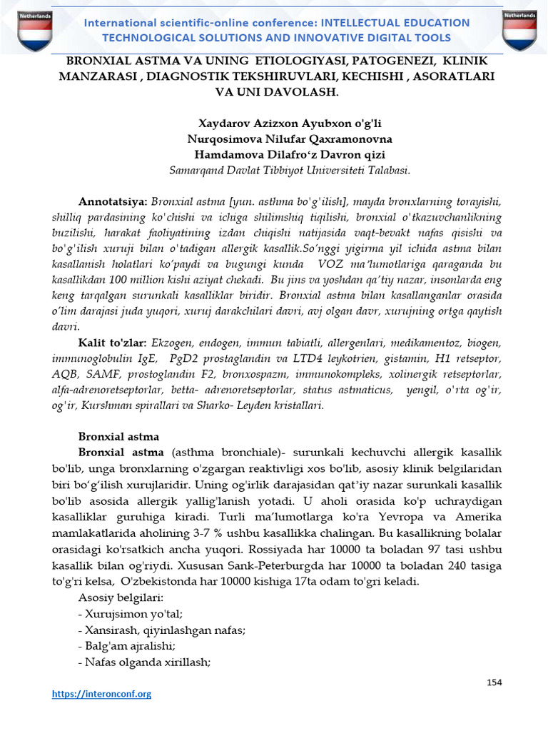 Xaydarov Azizxon Ayubxon O'g'li | PDF