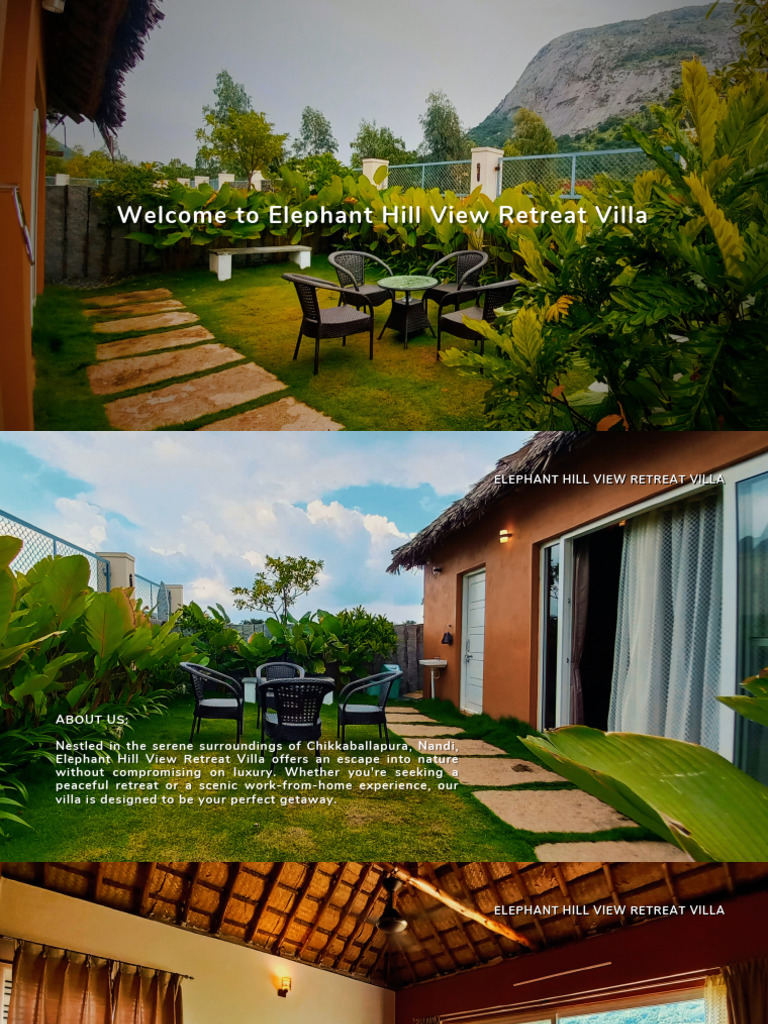 Elephant Hill View Retreat Villa Guide | PDF
