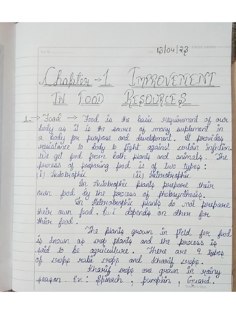 Biology - Chapter-1 | PDF