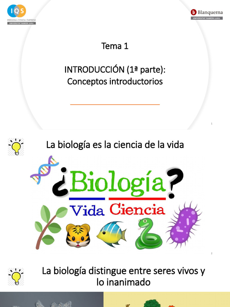 T1 - 01-GF-Conceptos Introductorios | PDF | Biología Celular) | Vida