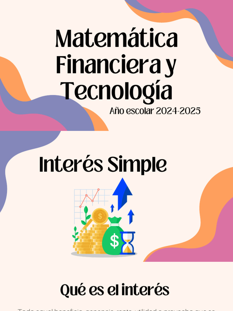 Interés Simple: Conceptos y Ejercicios | PDF