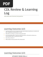 Learning Log Template | PDF