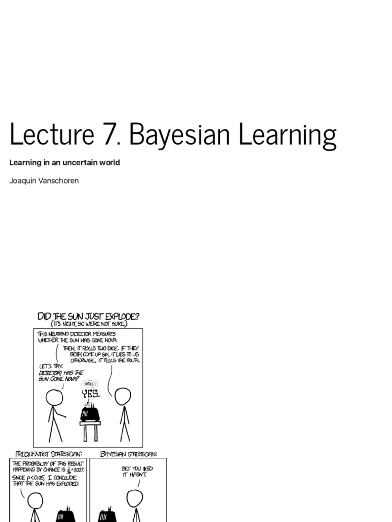 07 - Bayesian Learning | PDF | Normal Distribution | Covariance