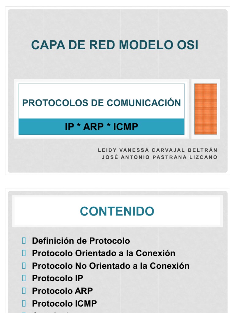 Protocolos Ip, Arp, Ismp | PDF | Protocolos de internet | Protocolos de comunicaciones