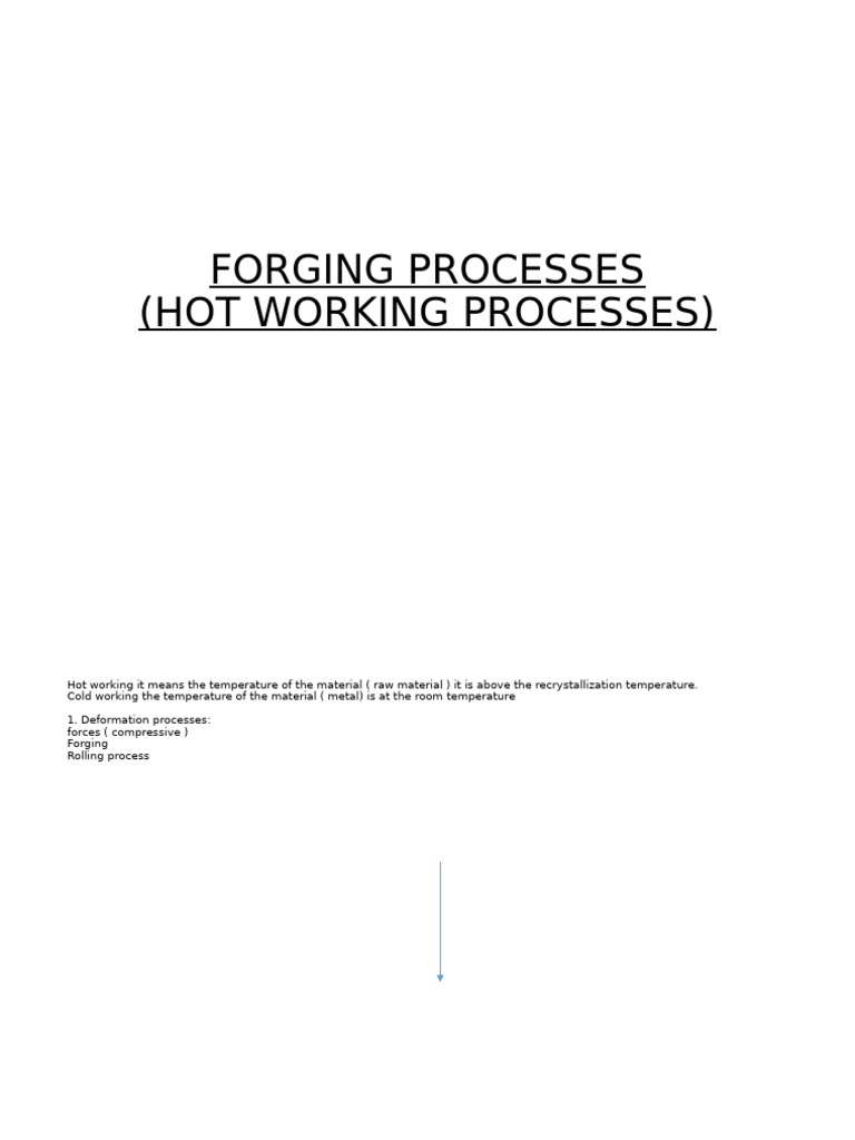 Lecture 3-5 - HW - Forging Process 1 | PDF | Forging | Materials