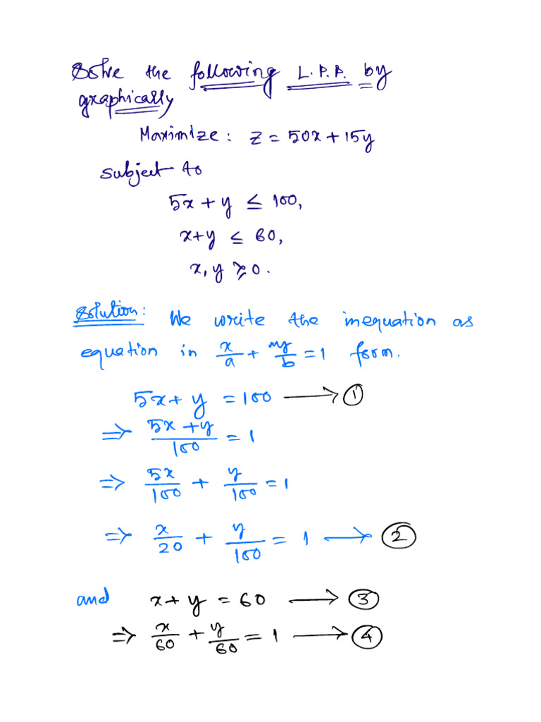 Graphical Method Examples | PDF | Equations | Mathematical Objects Graphical Method Examples | PDF | Equations | Mathematical Objects