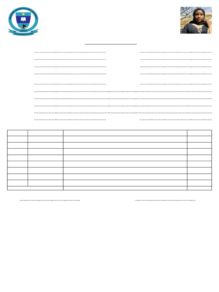 Course Form - SECOND SEMESTER, 2022 - 2023 | PDF