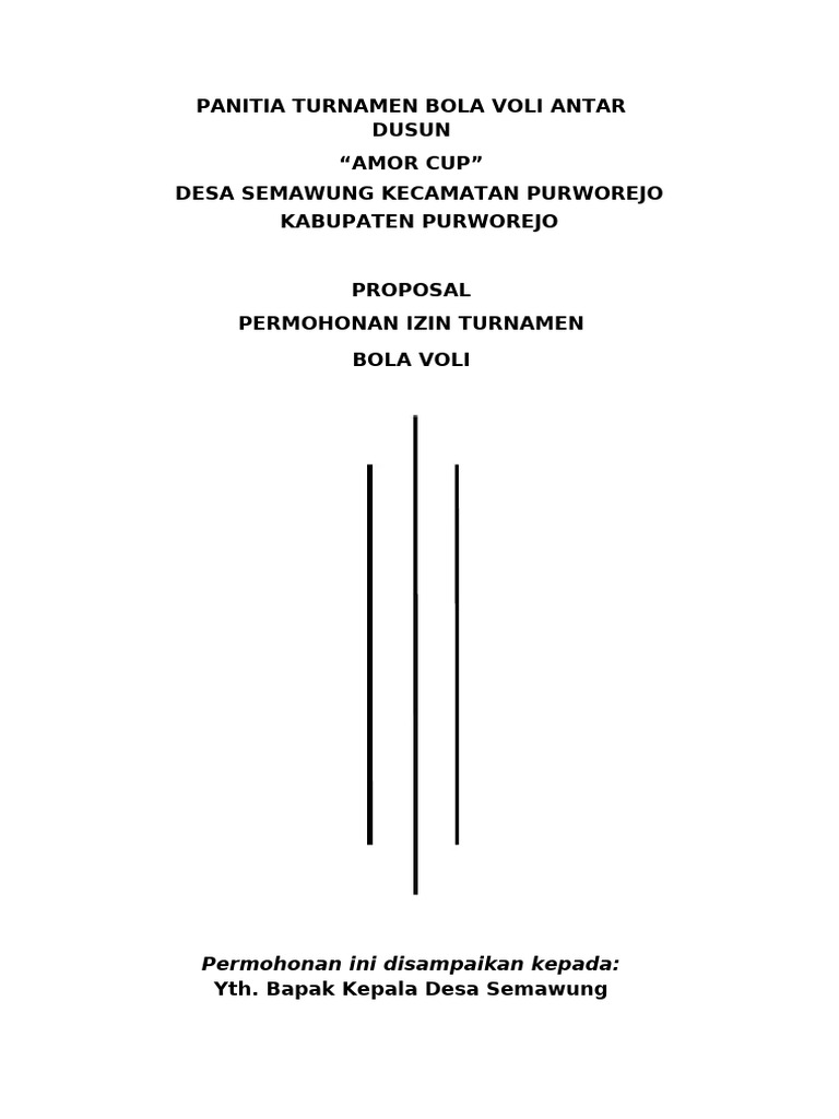 Proposal Izin VoLy | PDF