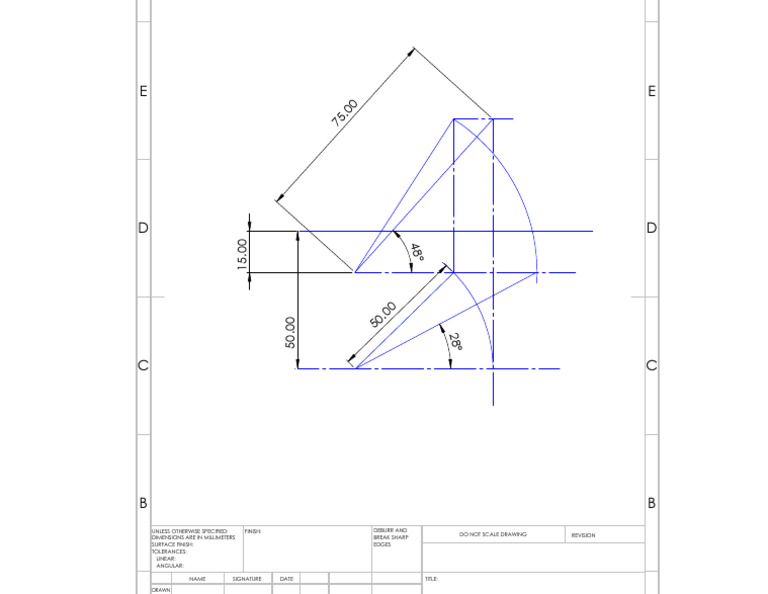 Finish: Edges Do Not Scale Drawing Revision Unless Otherwise Specified ...