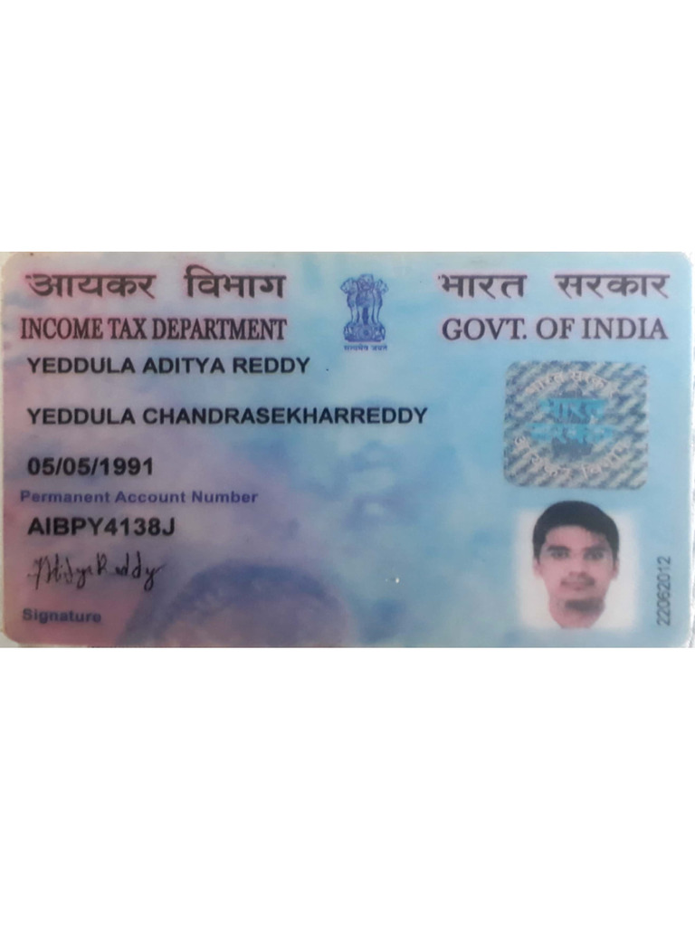Pan Card Aditya | PDF