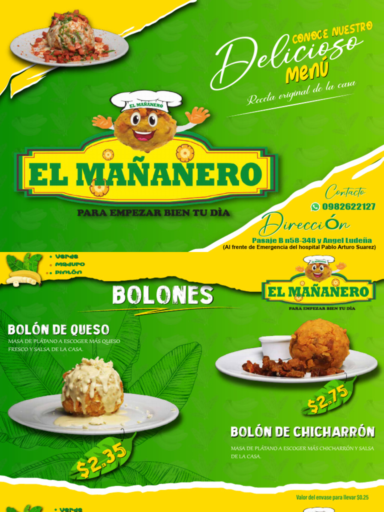 Mañanero Quito | PDF | Cocina norteamericana | Alimentos