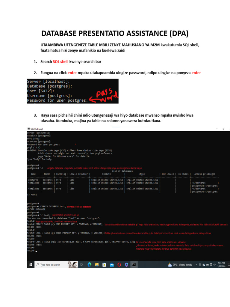 (DPA) Database Presentation Assistance | PDF