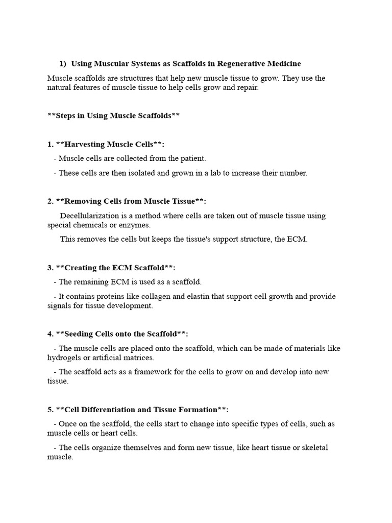 Imp Questions For 3rd Internal Mod 5 | PDF | Tissue Engineering ...