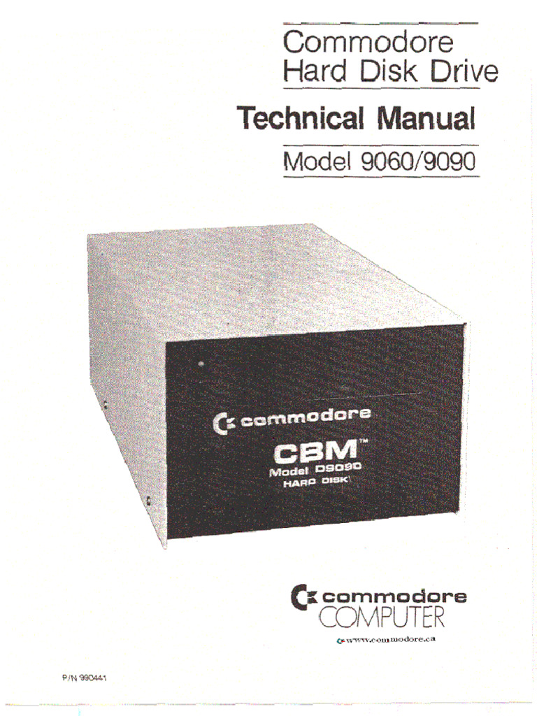 Commodore 9060 9090 Technical Manual | PDF | Hard Disk Drive | Computer ...