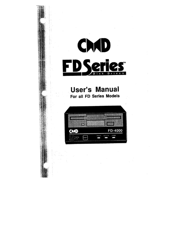 CMD FD2000 Manual | PDF
