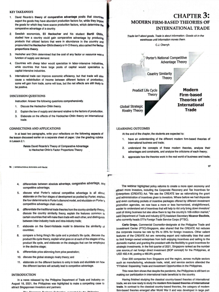 CHAPTER 3 of IBT | PDF | Economies | Economics