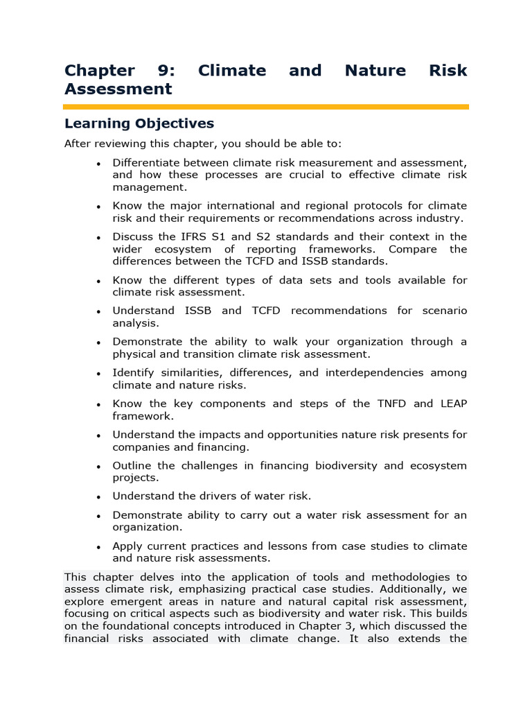 Chapter 9 10 | PDF | Risk | Risk Assessment