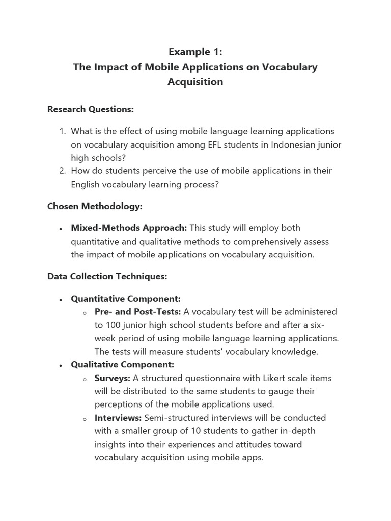 Examples of Research Design | PDF | Methodology | Survey Methodology