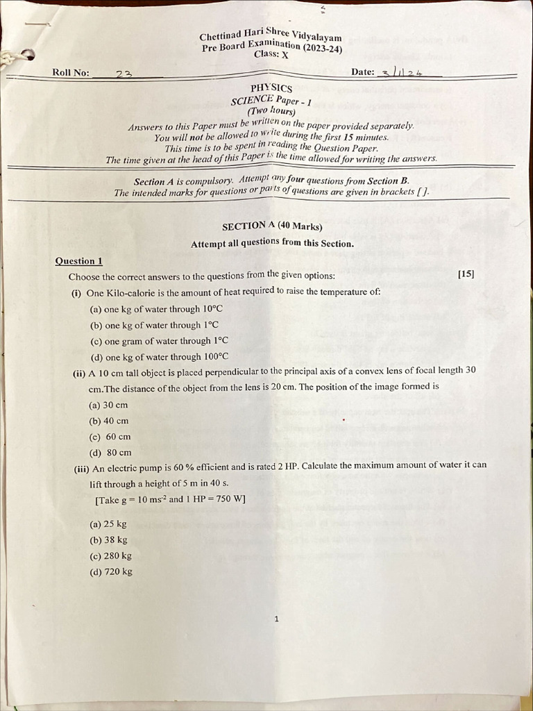 2024 Preboard Paper | PDF