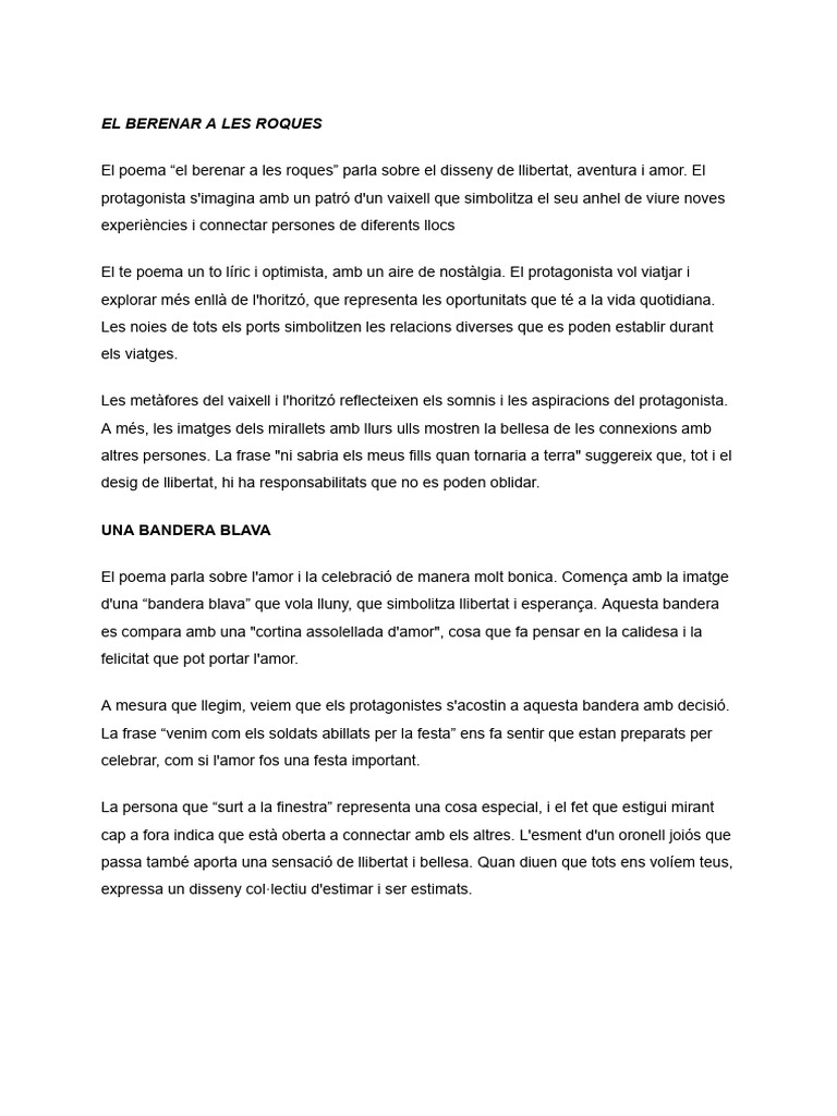 Comentaris de Text | PDF