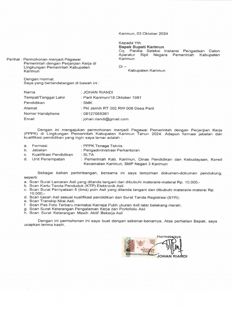 Johan Riandi 000001 | PDF