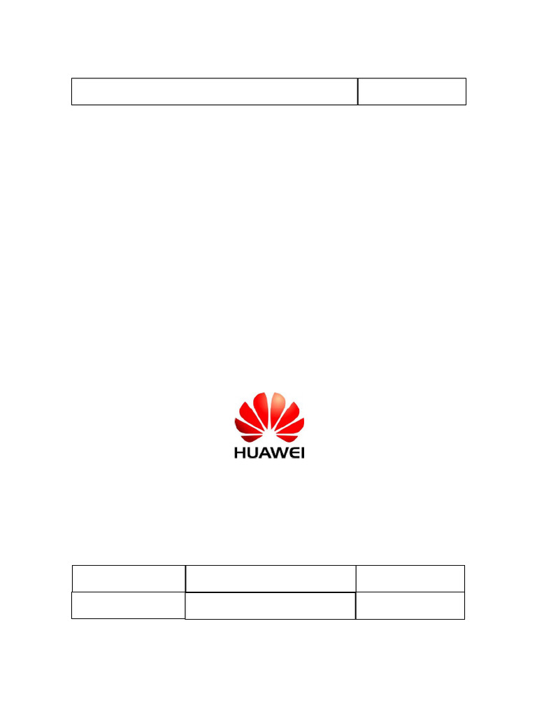 Huawei Test Case Description - Site Acceptance (Site Acceptance) F ...