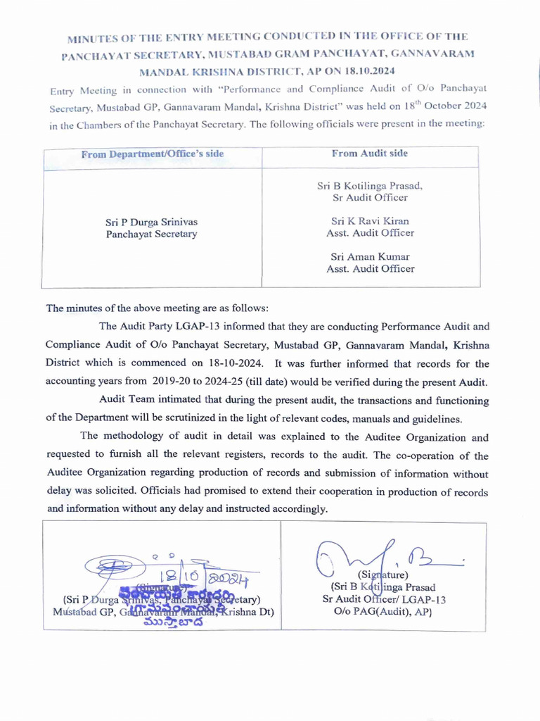 Entry Conference Musta | PDF