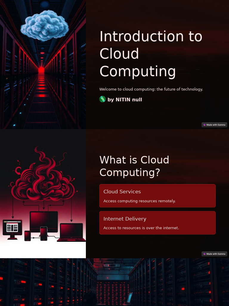 Introduction To Cloud Computing: by NITIN Null | PDF