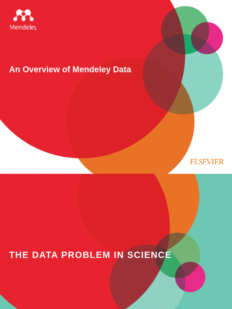 ACAD MD Presentation Training MendeleyData | PDF | Data | Metadata