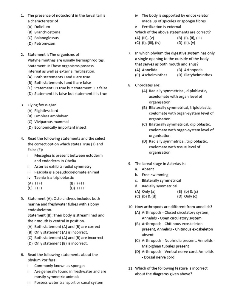 12 Esip PCB Zoology (Animal Kingdom) | PDF | Vertebrates