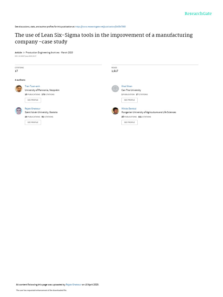 2020 26 07 Wietnam | PDF | Inventory | Lean Manufacturing