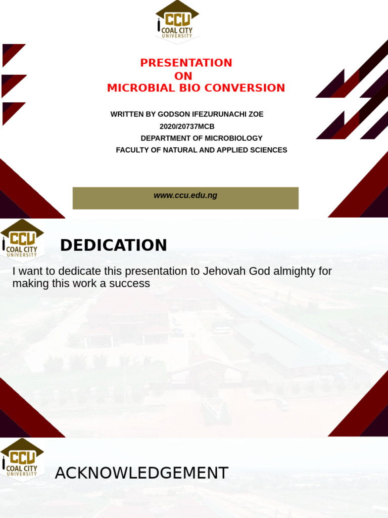 Bioconversion Slide | PDF | Microorganism | Fermentation