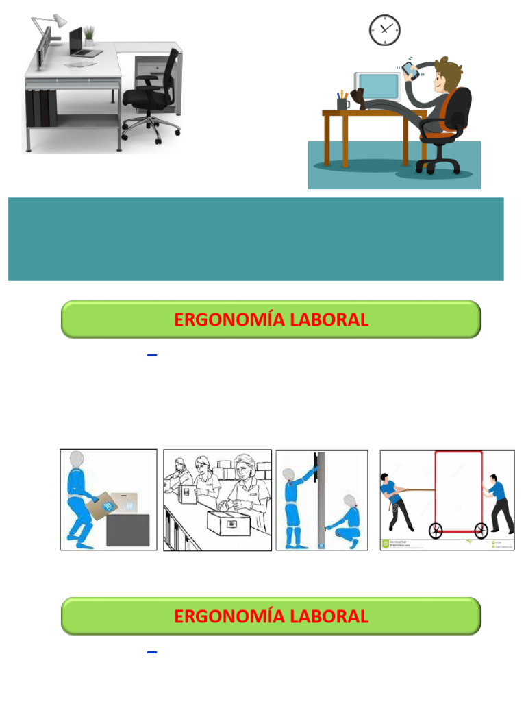 Riesgos y Normas de Ergonomía Laboral | PDF | Factores humanos y ...