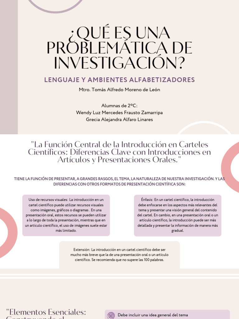 ¿Qué Es Una Problemática de Investigación 2ºC | PDF | Publicación ...