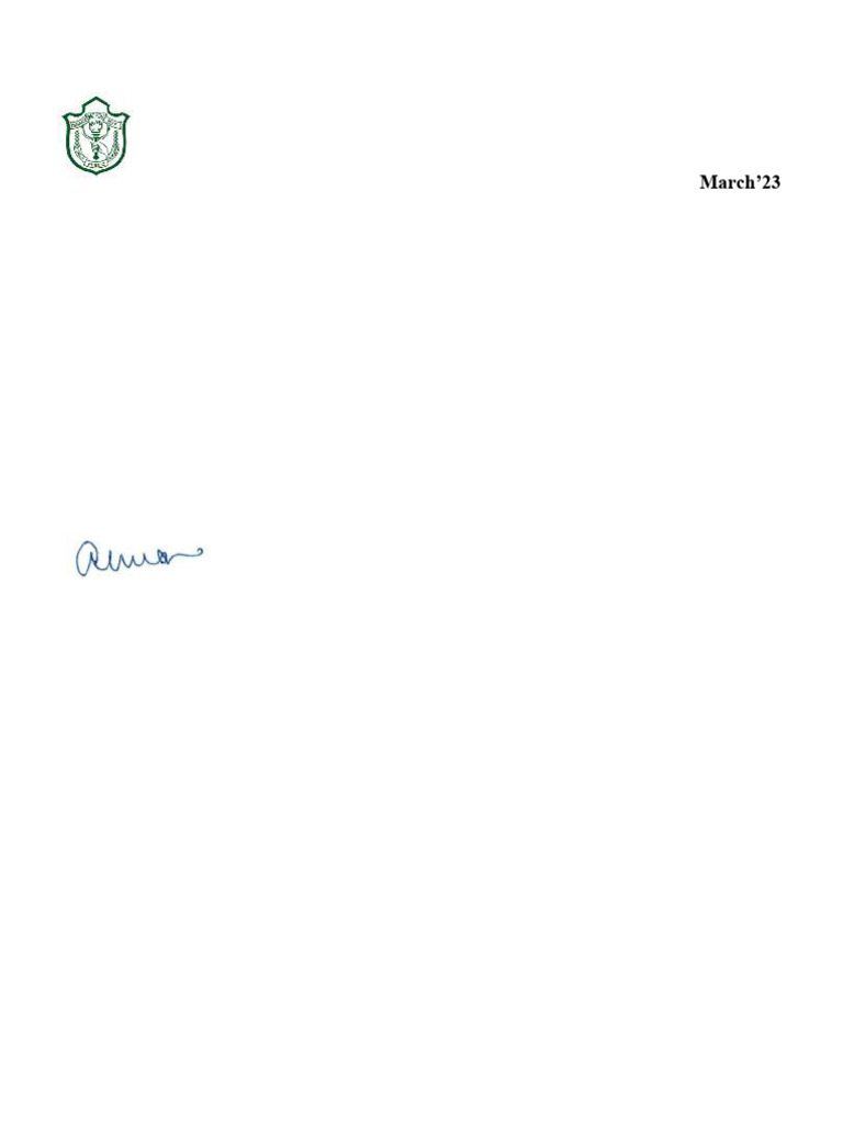 Circular For New Session Start | PDF