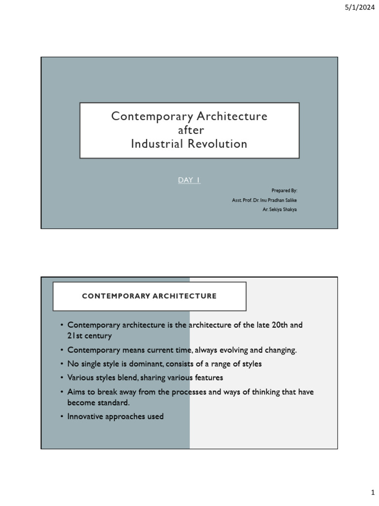 Day 1 - Industrial Revolution - 1 | PDF | Industrial Revolution ...